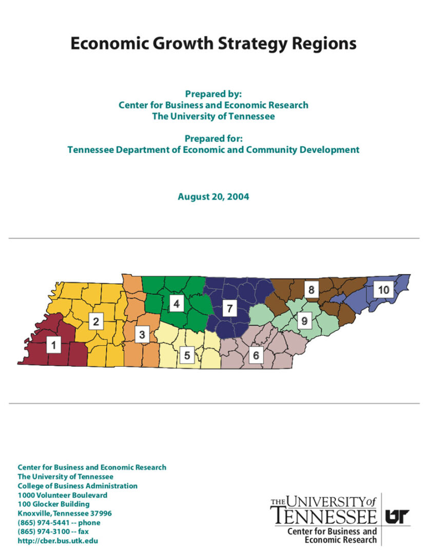 Economic Growth Strategy Regions | Haslam College of Business